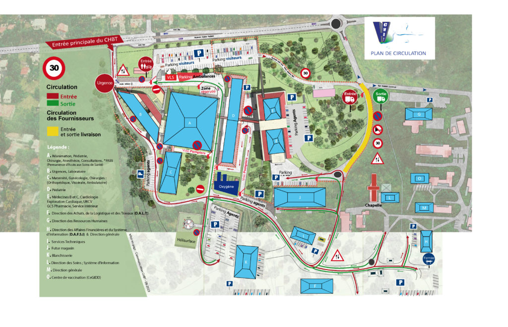 Circulation générale au chbt au 08-11-2019 - CENTRE HOSPITALIER DE LA ...