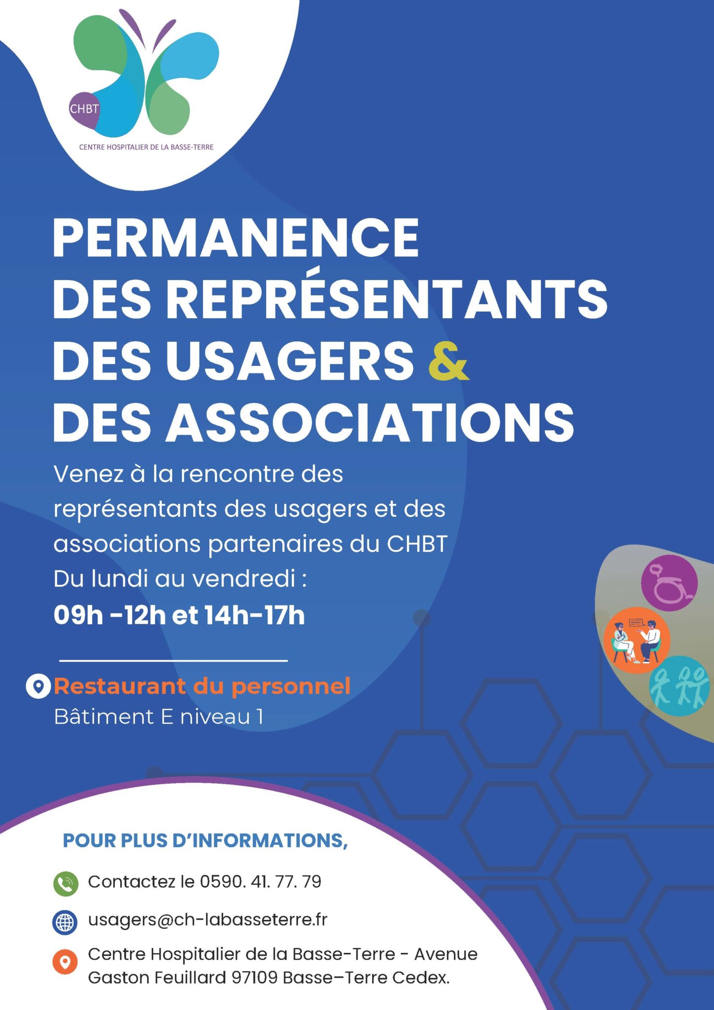 MAJ- PERMANENCE USAGERS CHBT (1) - CENTRE HOSPITALIER DE LA BASSE-TERRE
